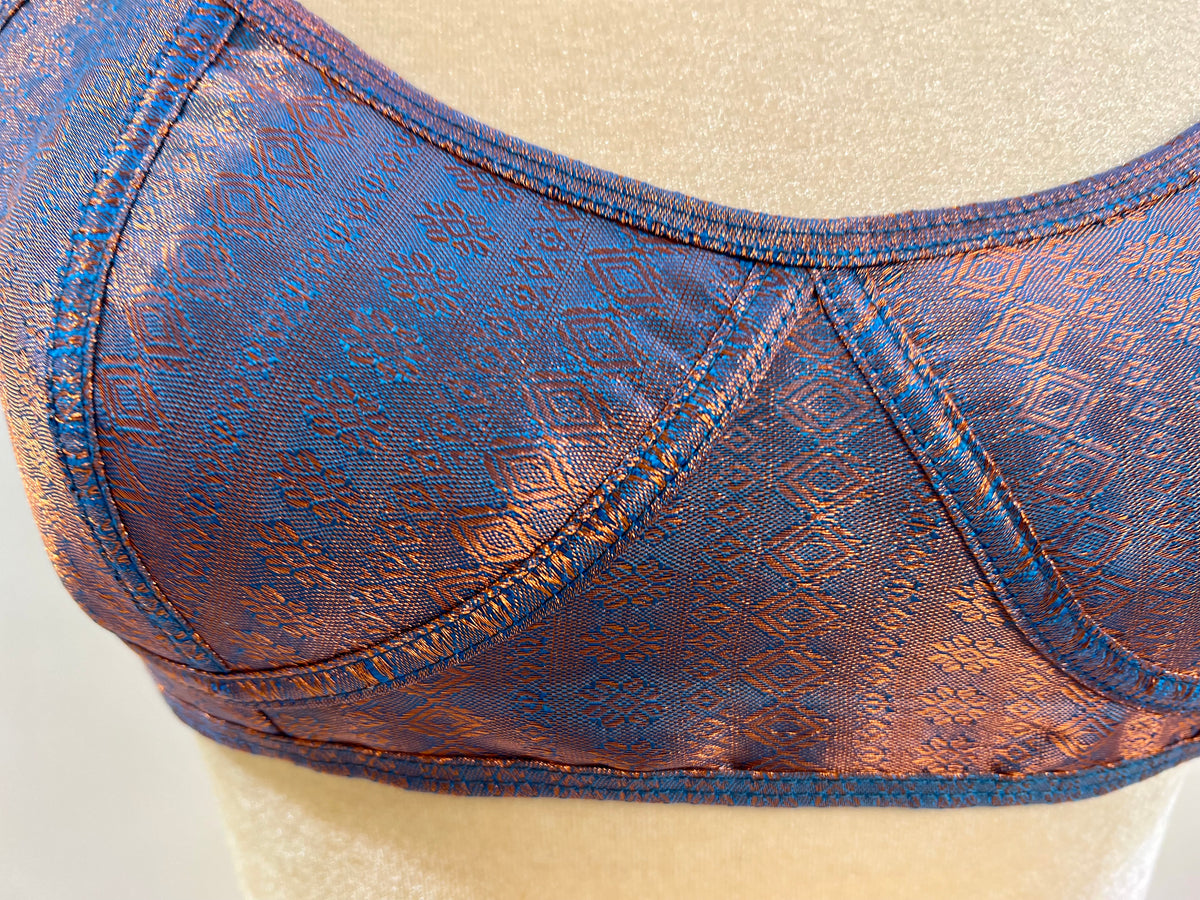 Sanghamitra the Tank top bra in Kanjivaram Silk – The Indian Bra